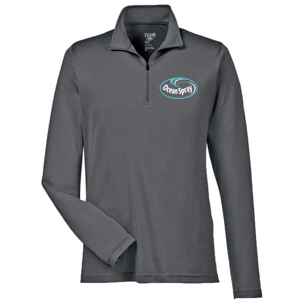 Team 365™ Men's Zone Performance Quarter-Zip - Embroidered ...
