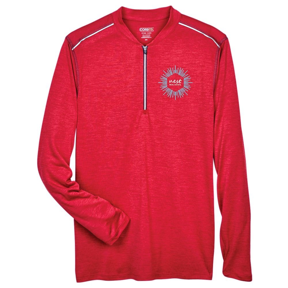 Core 365™ Men's Kinetic Performance Quarter-Zip - Embroidered ...