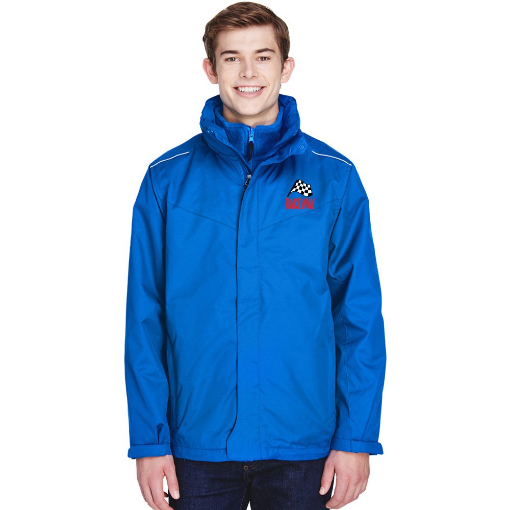 Core 365® Men's Region 3-in-1 Jacket with Fleece Liner - Embroidered ...
