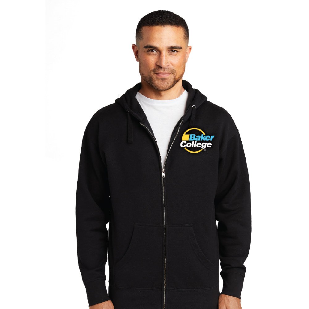 Positive Wear Unisex Signature Full-Zip Hoodie - Embroidered ...