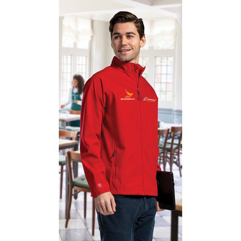 Holloway® Men's Featherlight Soft-Shell Jacket - Embroidered ...