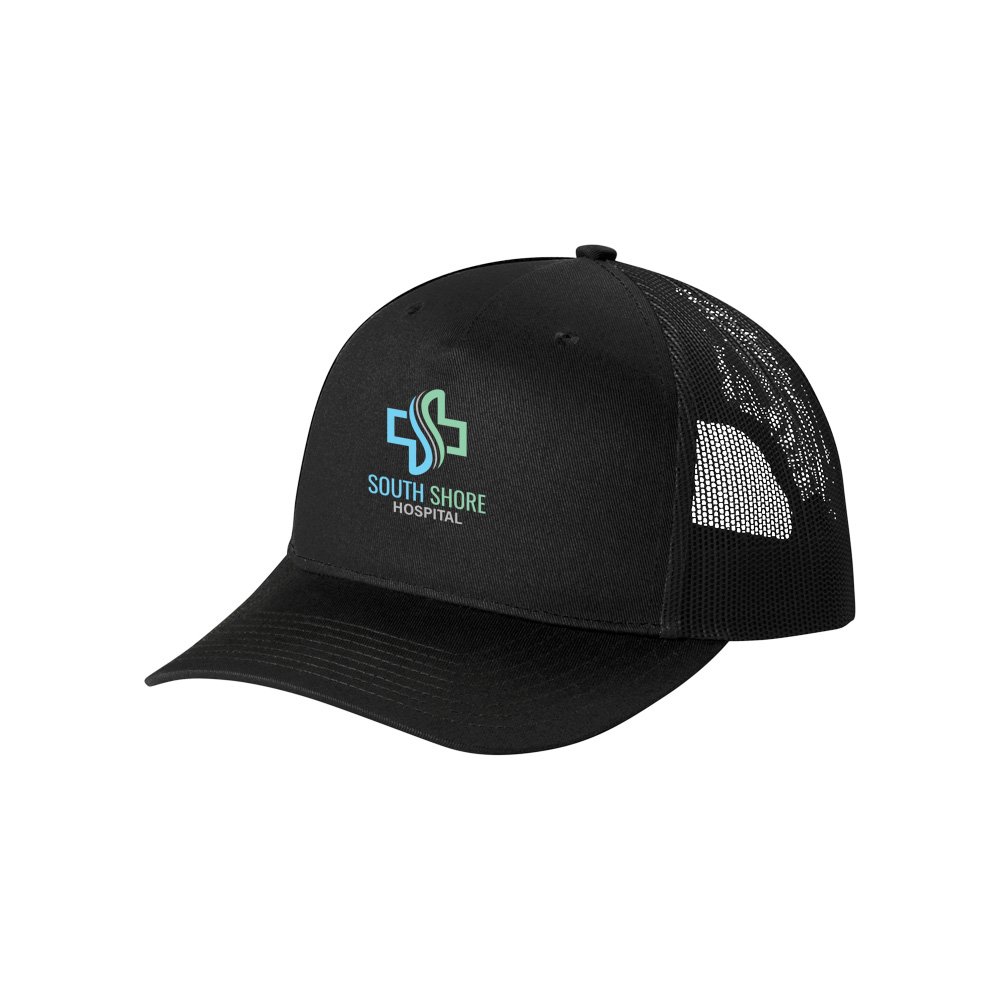 Port Authority® Snapback 5-Panel Trucker Cap - Embroidered ...