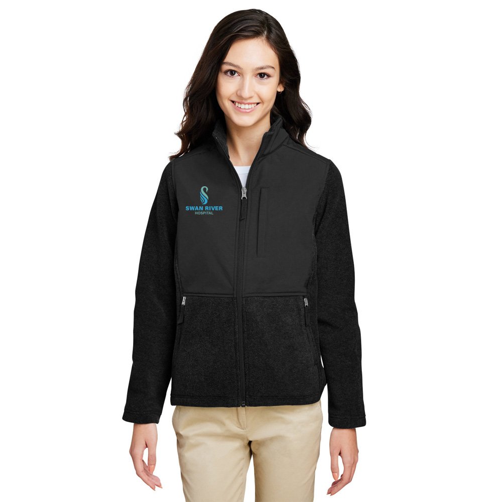 Core365™ Women's Journey Summit Hybrid Full-Zip Jacket - Embroidered ...