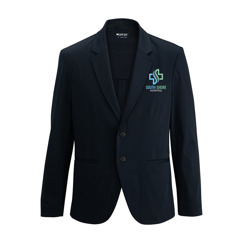 Point Grey™ Men's Luxe Stretch Executive Blazer - Embroidered ...
