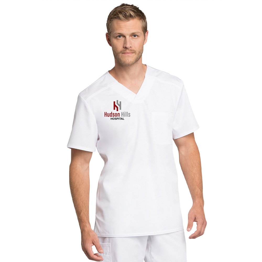 Cherokee® Men's Workwear Revolution Tech Tuckable V-Neck Scrub Top ...