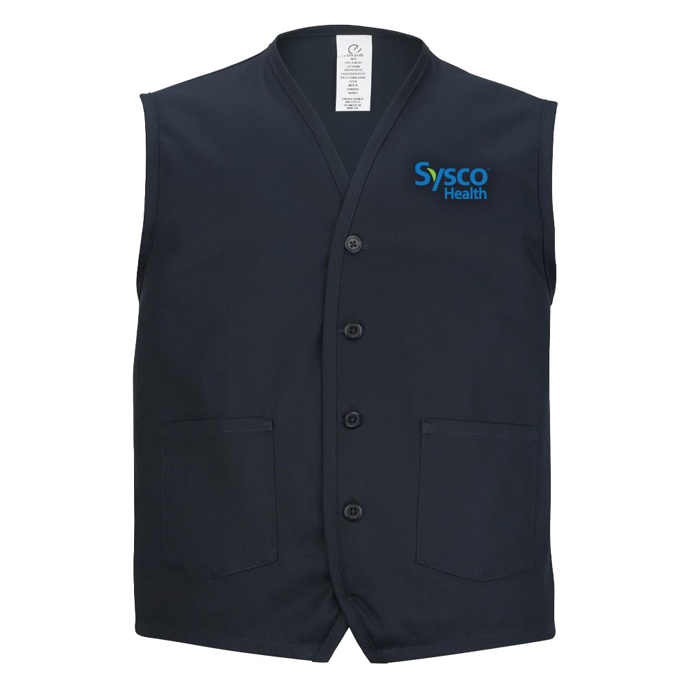 Unisex Twill Vest With Waist Pockets - Embroidered Personalization ...