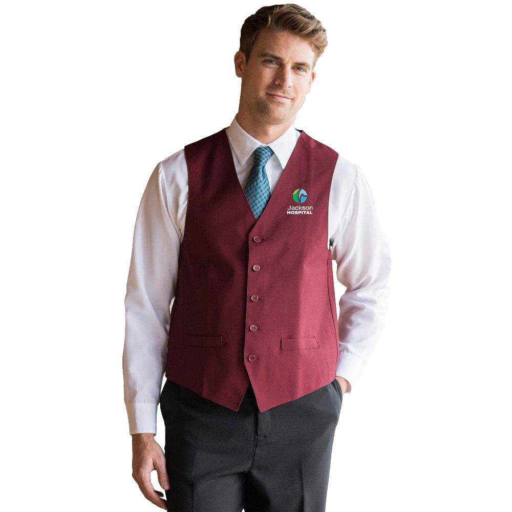 Men's Essential Polyester Vest - Embroidered Personalization Available ...
