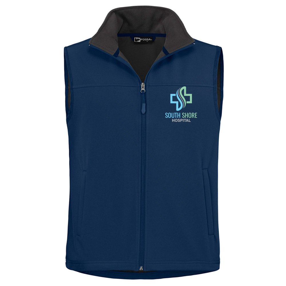Fossa Apparel® Men's Uptown Soft-Shell Vest - Embroidered ...