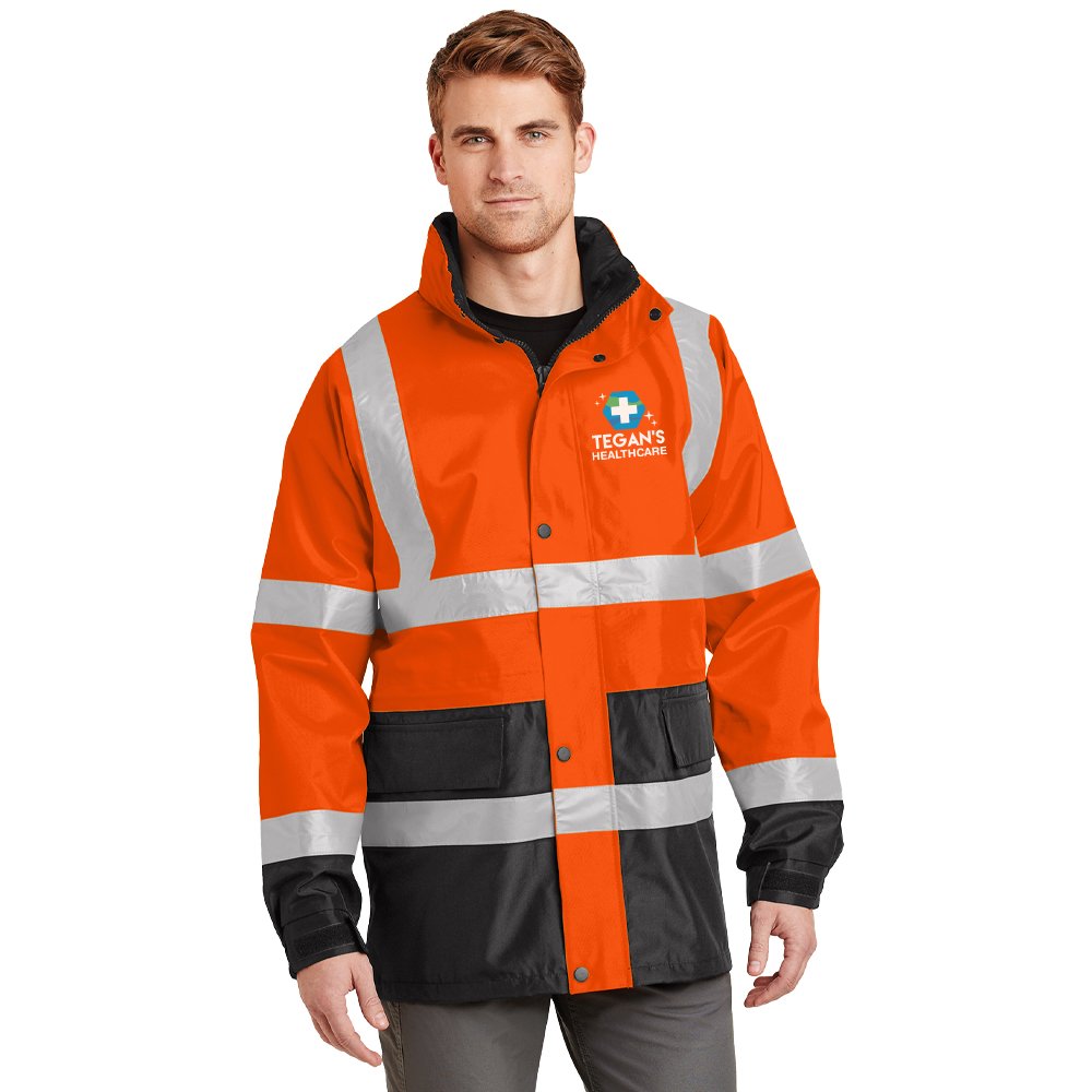 CornerStone® Unisex Hi-Vis Safety ANSI 107 Class 3 Waterproof Parka ...