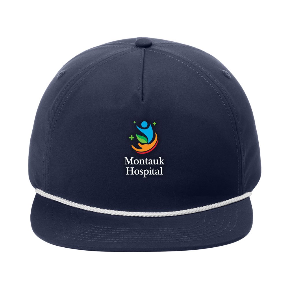 Port Authority® 5-Panel Poly Rope Cap - Embroidered Personalization ...