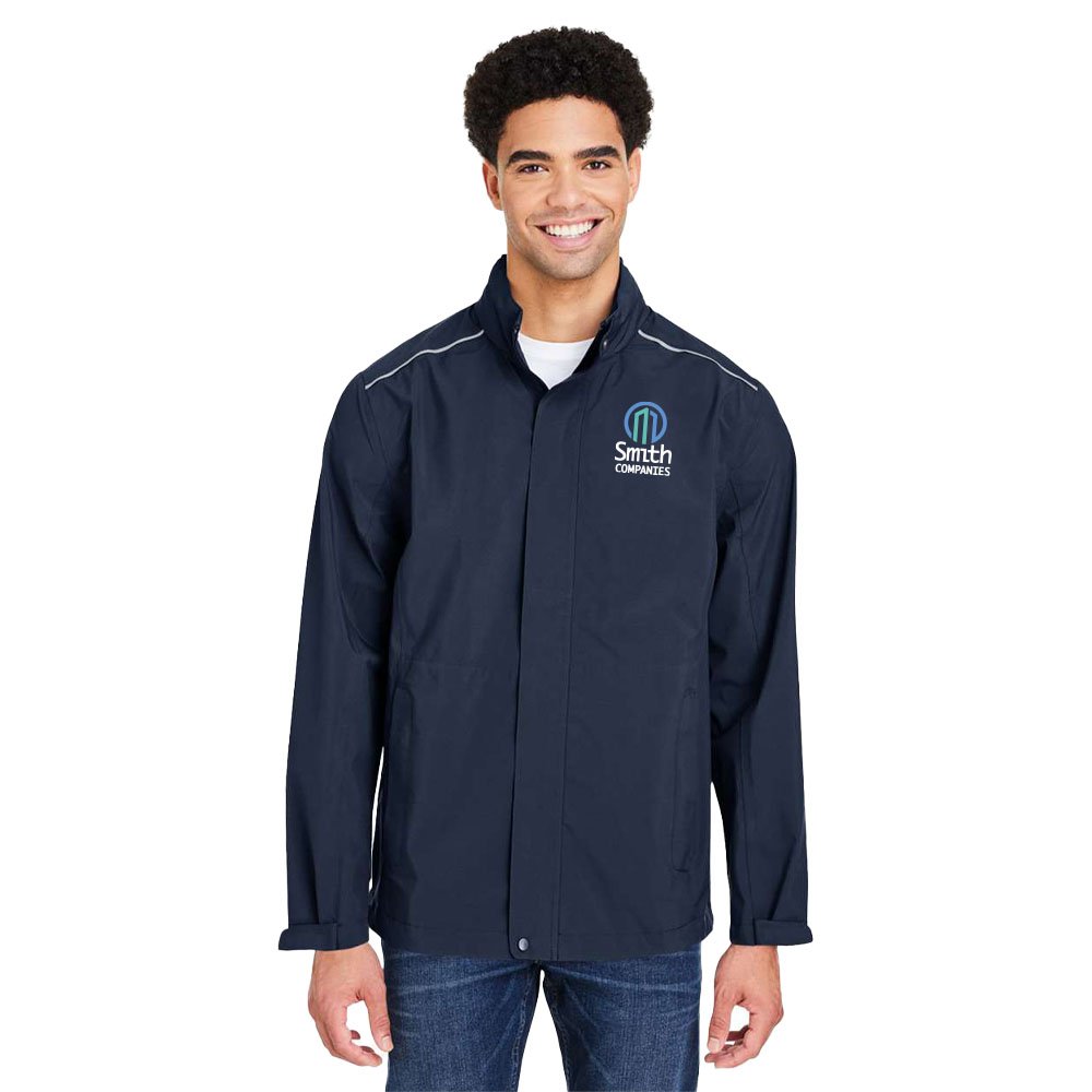 CORE365® Men's Barrier Rain Jacket - Embroidered Personalization ...