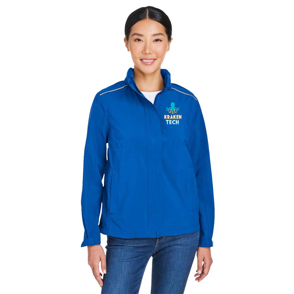 CORE365® Women's Barrier Rain Jacket - Embroidered Personalization ...