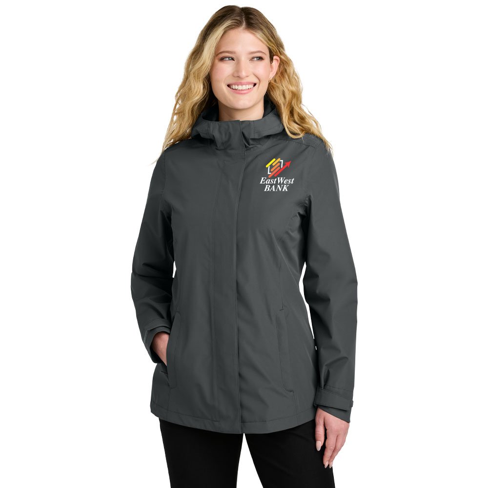 Port Authority® Women's C-FREE® Rain Jacket - Embroidered ...