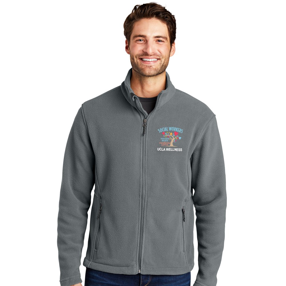 Social Worker Port Authority® Men's Value Fleece Jacket - Embroidered ...