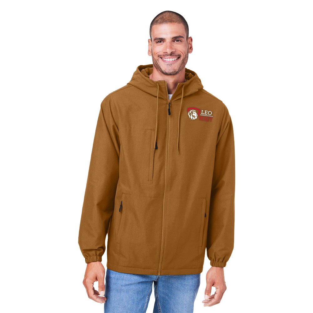 Harriton® Unisex Flex Twill Hooded Jacket - Embroidered Personalization ...