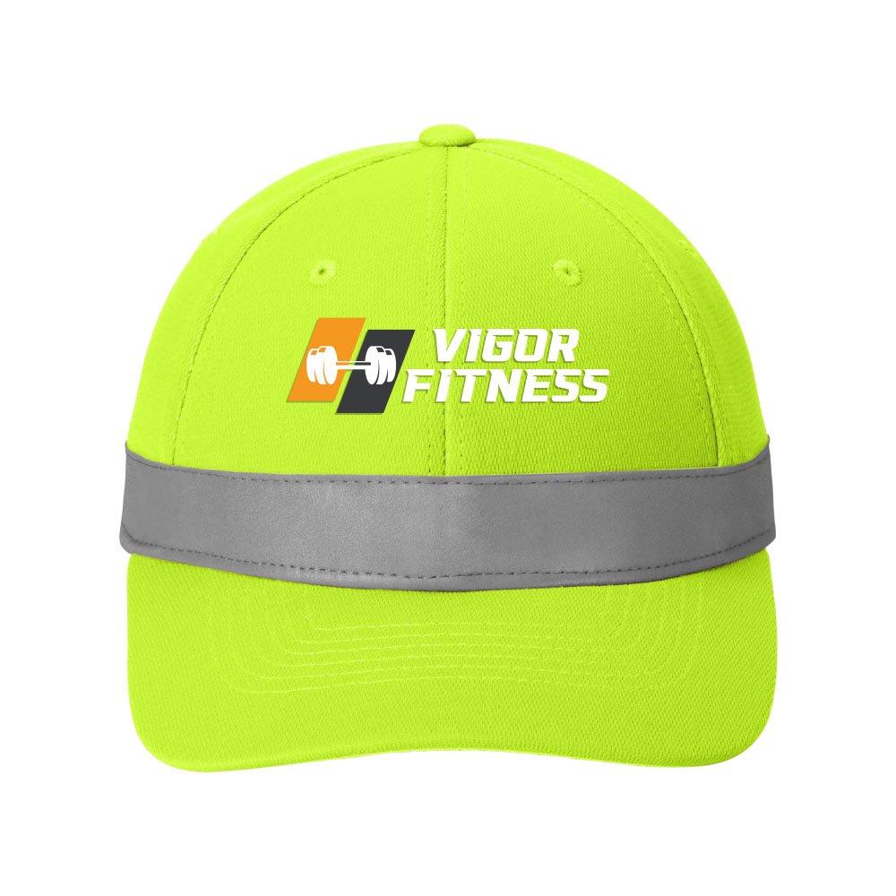 CornerStone® ANSI 107 Safety Hi-Vis Cap - Embroidered Personalization ...