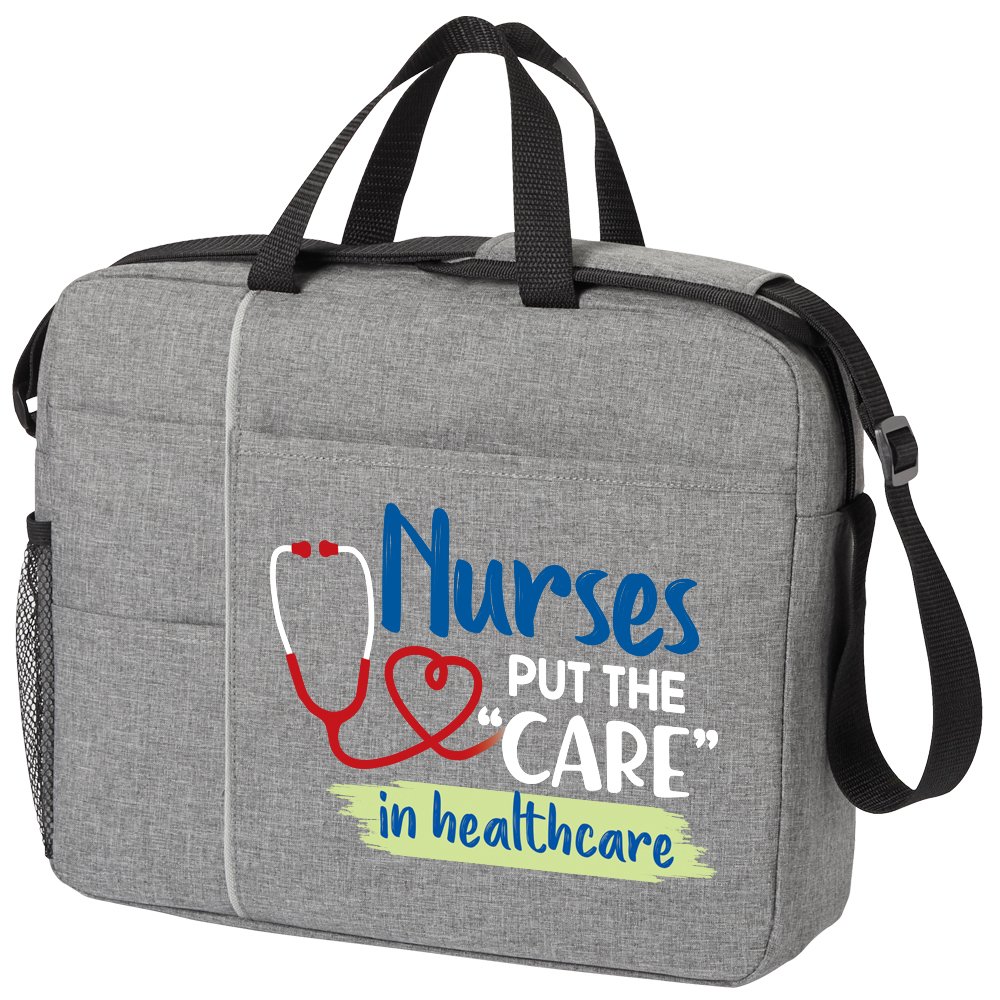Nurses Put the "Care" in Healthcare Everywhere 15" Laptop Briefcase Bag ...