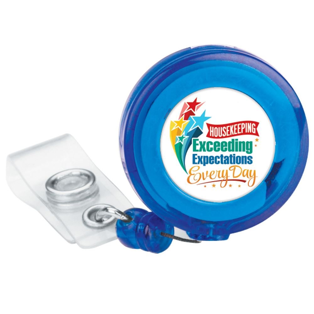 Housekeeping Exceeding Expectations Every Day Retractable Badge Holder ...