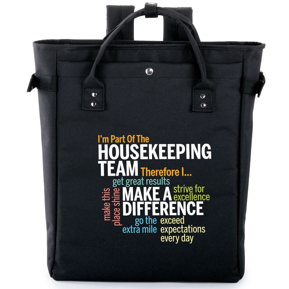 I'm Part Of The Housekeeping Team Therefore I... Freeport 2-In-1 Tote ...
