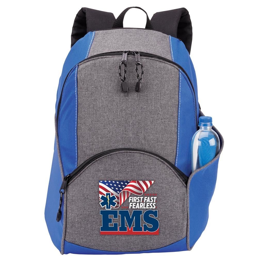 EMS: First, Fast, Fearless Aspen Backpack | Positive Promotions
