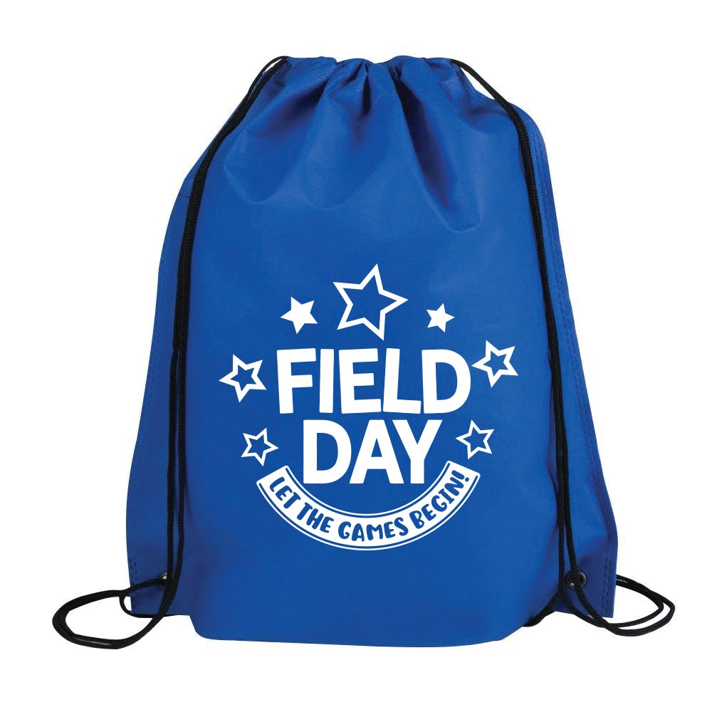 Field Day: Let The Games Begin! Drawstring Backpack | Positive Promotions