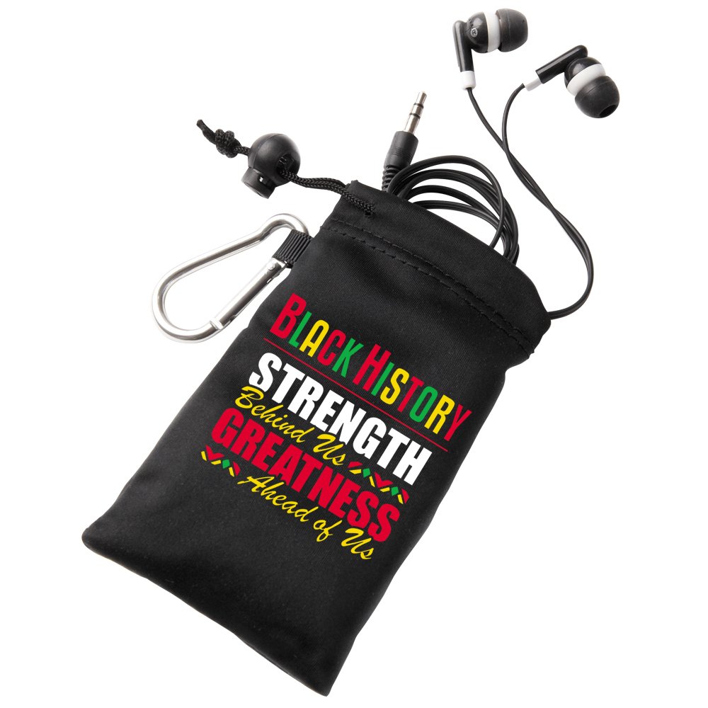 Black History: Strength Behind Us, Greatness Ahead Of Us Earbuds In ...