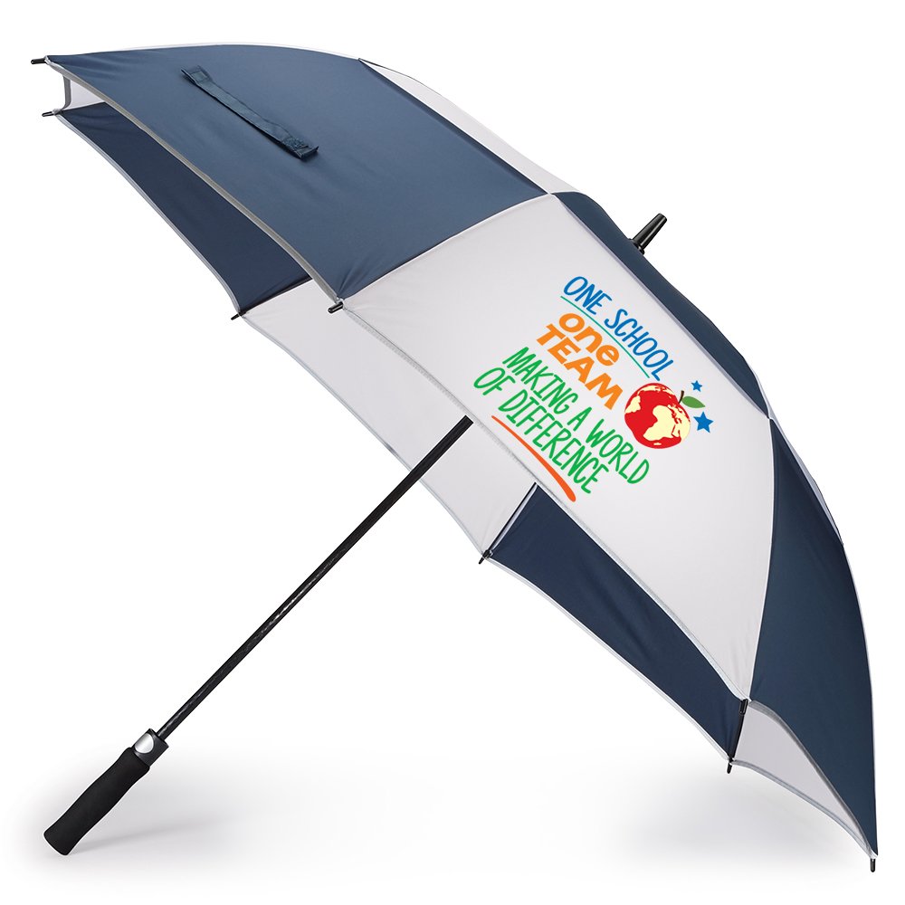 One School, One Team Making a World of Difference 60" Auto-Open Wind ...