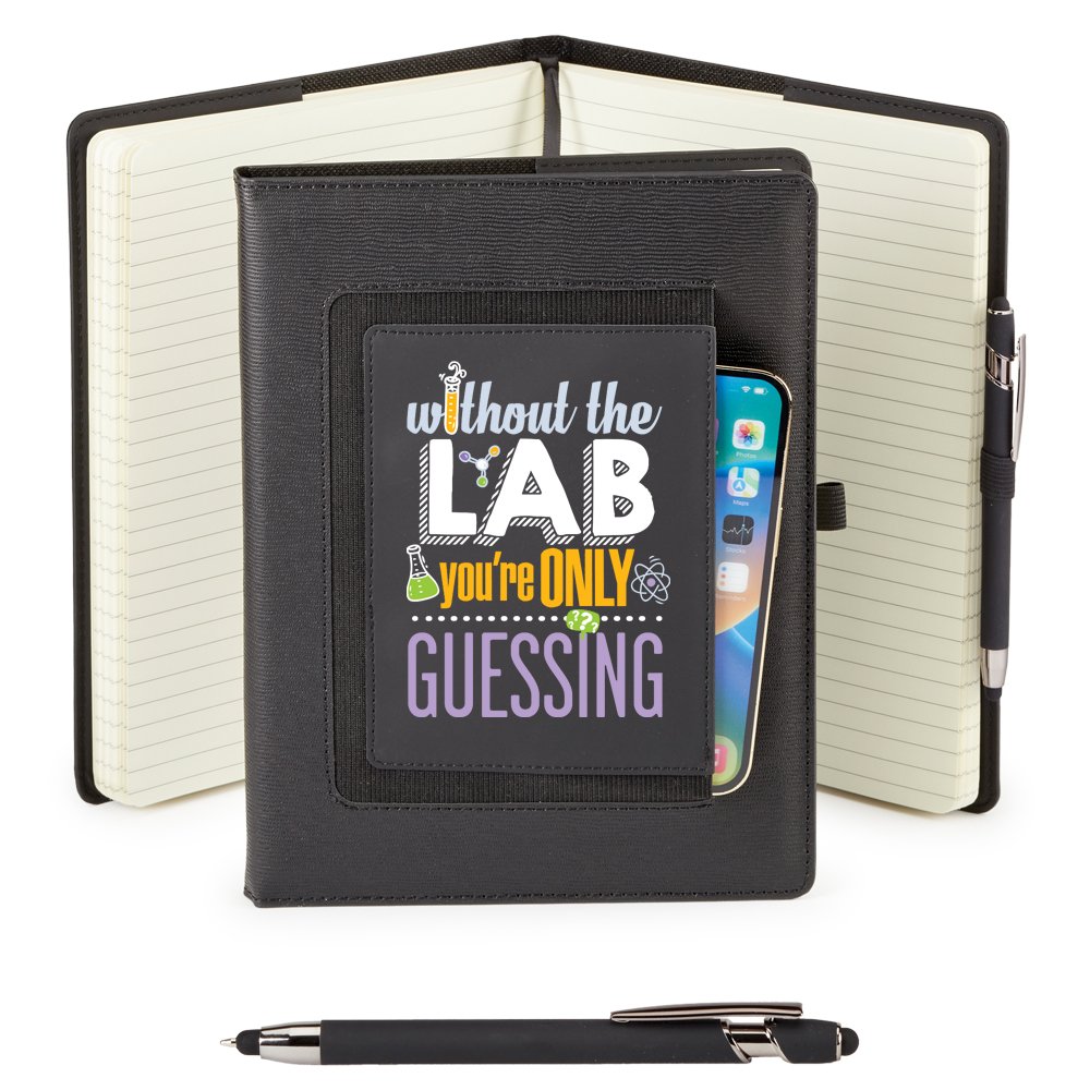 Without The Lab You're Only Guessing Emerson Journal w/Phone Pocket ...