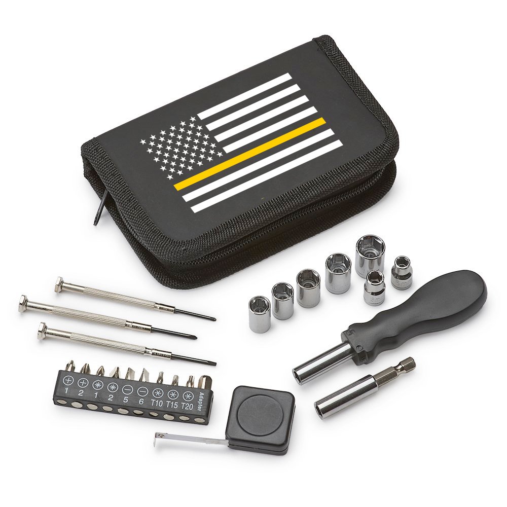 Thin Gold Line Compact 23-Piece Tool Set | Positive Promotions
