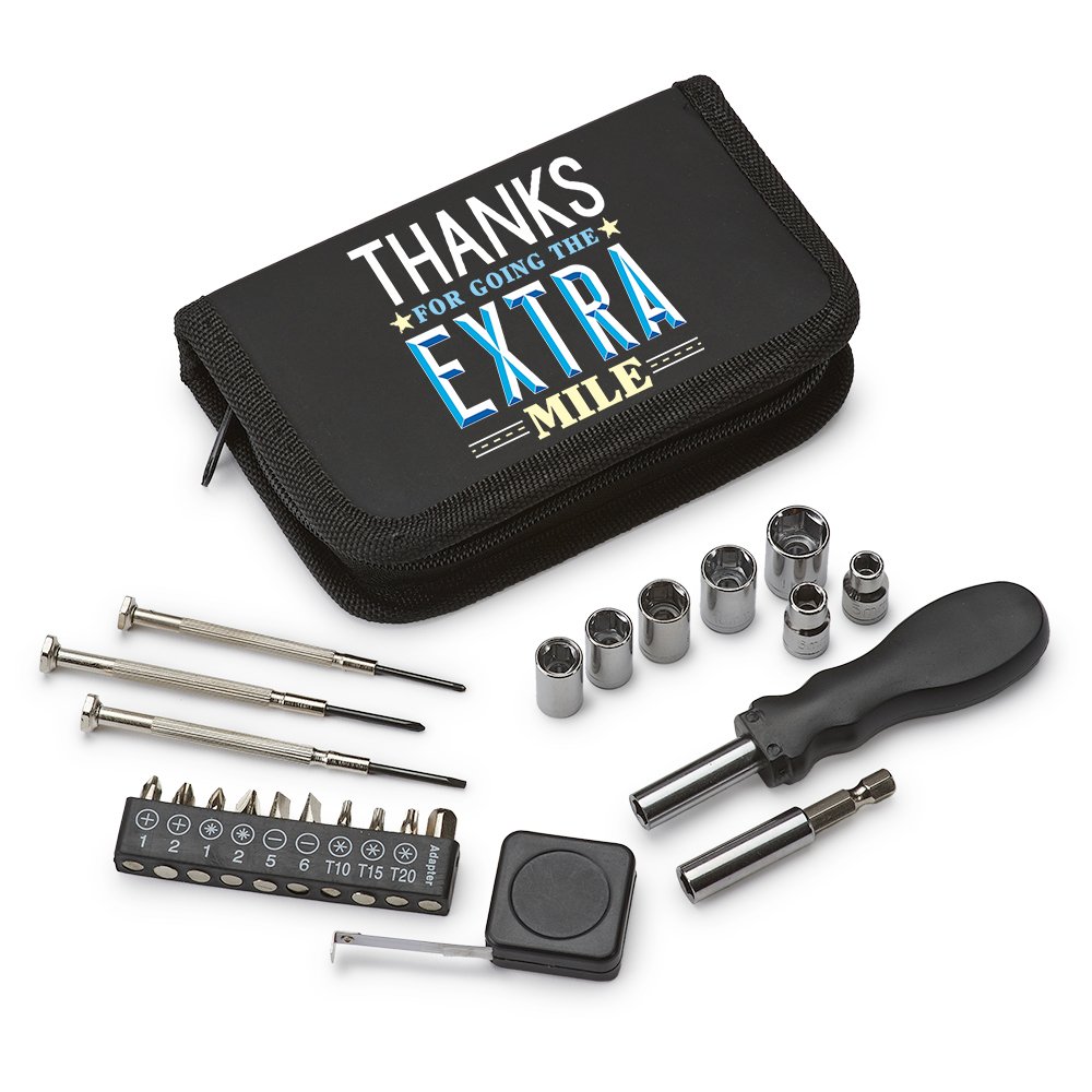Thanks for Going the Extra Mile Compact 23-Piece Tool Set | Positive ...