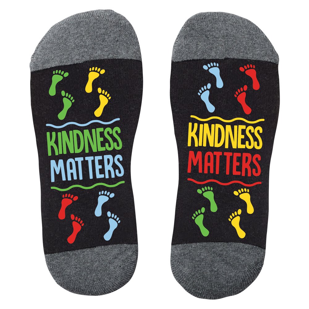 Kindness Matters "Toe"-tally Awesome Ankle Socks | Positive Promotions