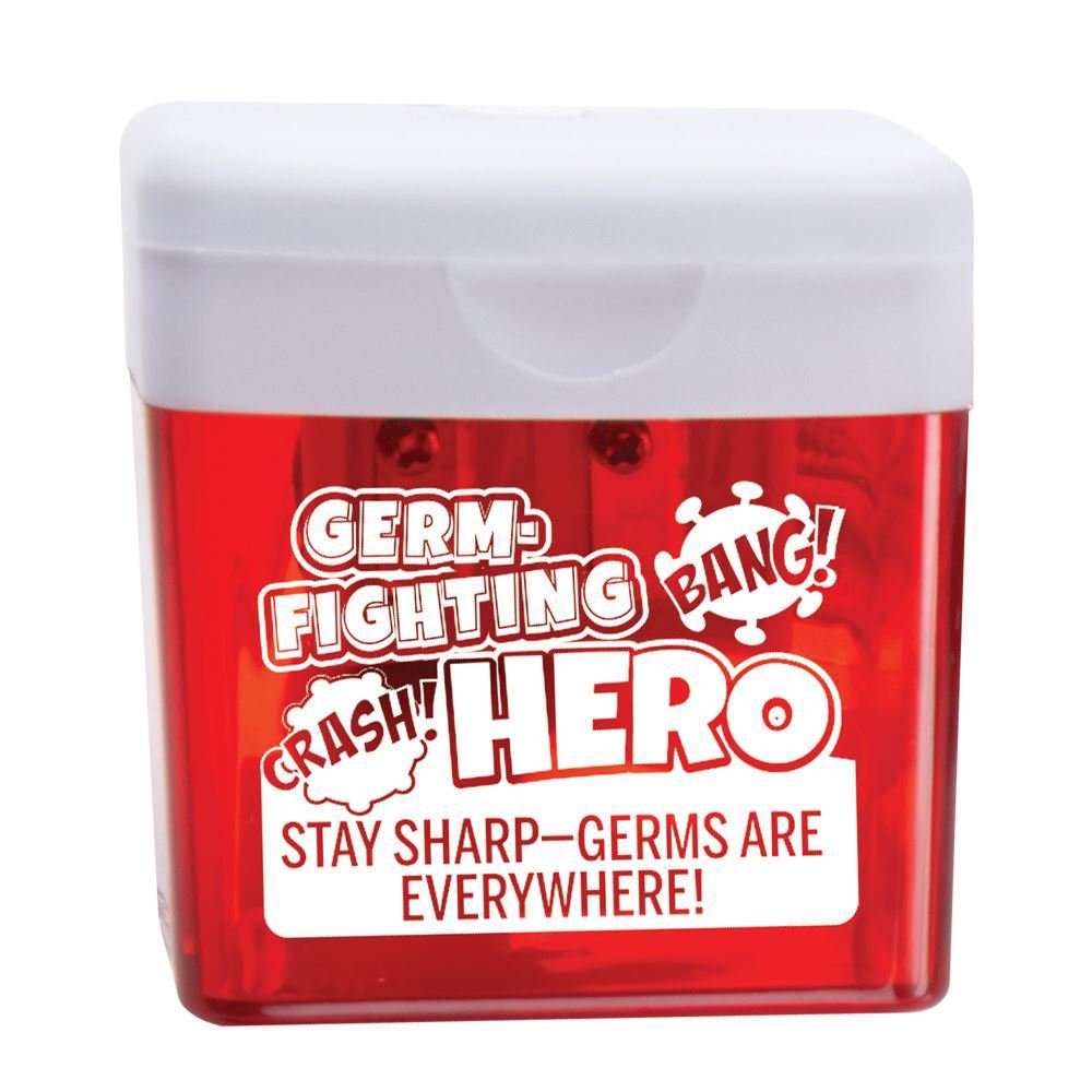 7 Ways To Be A Germ-Fighting HERO Pencil & Crayon Sharpener | Positive ...
