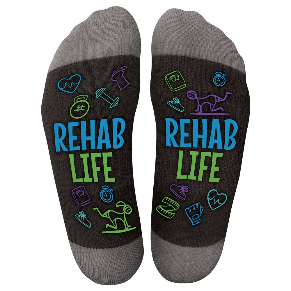 Rehab Life "Toe"-tally Awesome Ankle Socks | Positive Promotions