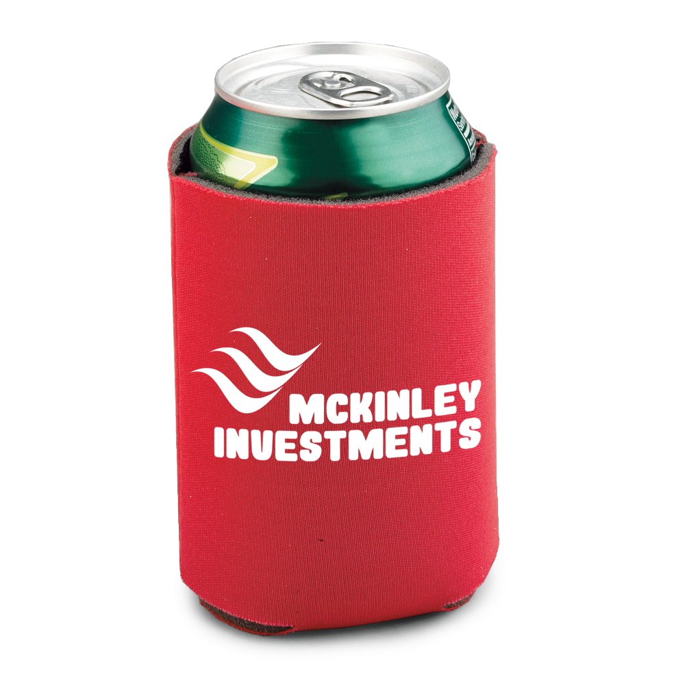 Red Can Cooler - One-Color Personalization Available | Positive Promotions