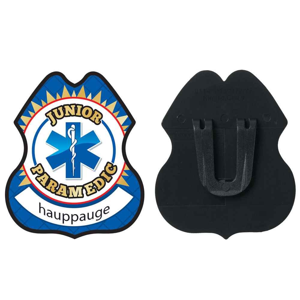 Junior Paramedic Plastic Badge - Personalization Available | Positive ...