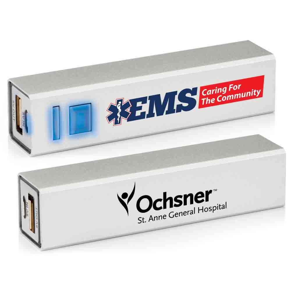 EMS: Caring For The Community Metal Power Bank - Personalization ...