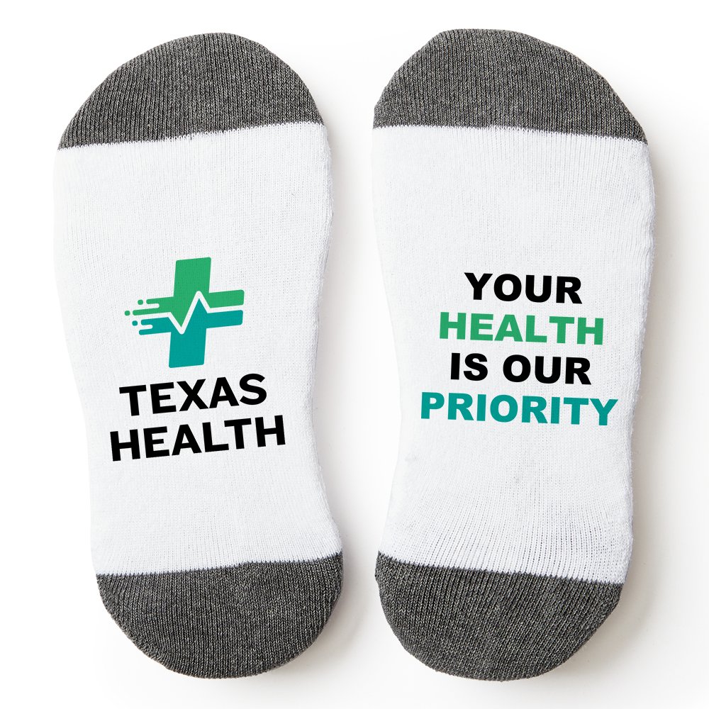 White/Gray "Toe"-tally Awesome Custom Ankle Socks - Personalization ...