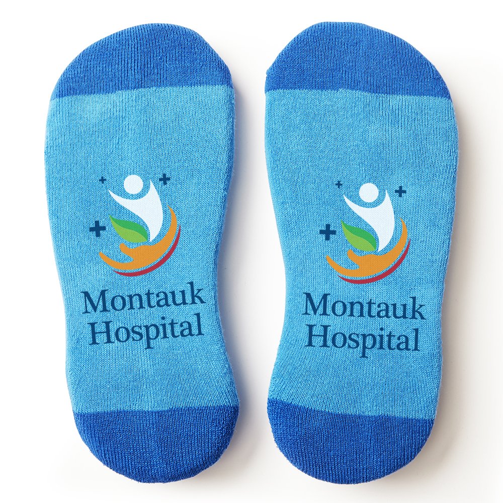Light Blue/Dark Blue "Toe"-tally Awesome Custom Ankle Socks ...