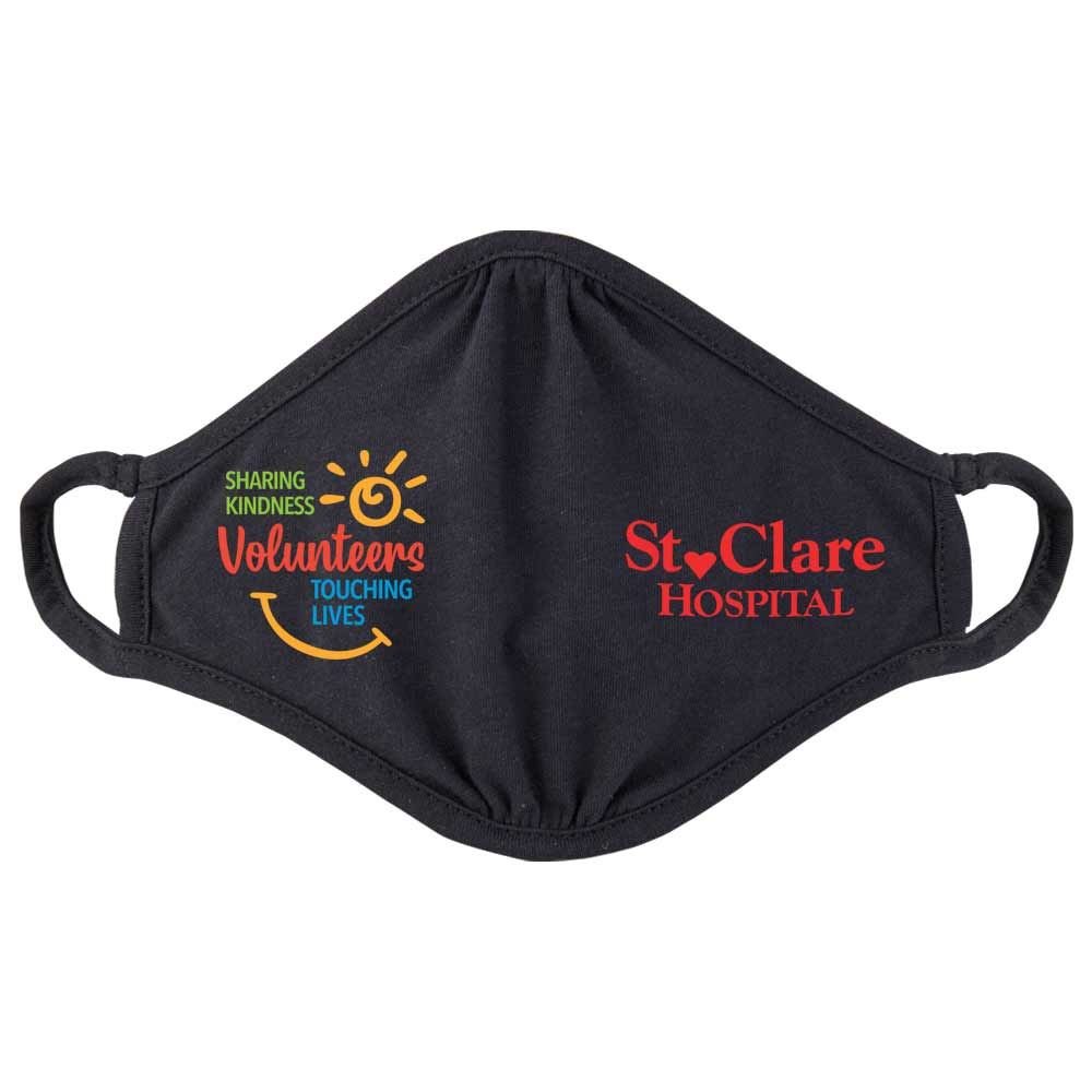 Volunteers:Sharing Kindness,Touching Lives 2-Ply 100% Cotton Face Mask ...