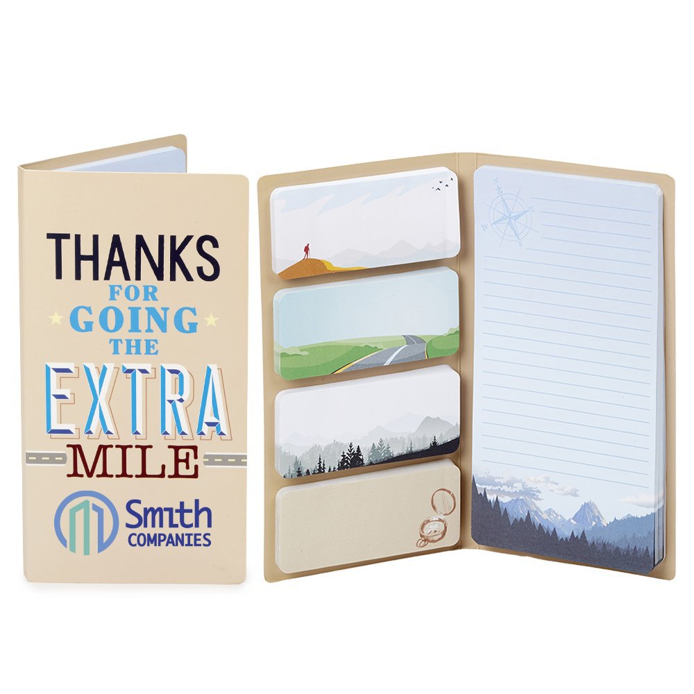 Thanks for Going the Extra Mile Sticky Note Gift Set - Personalization ...