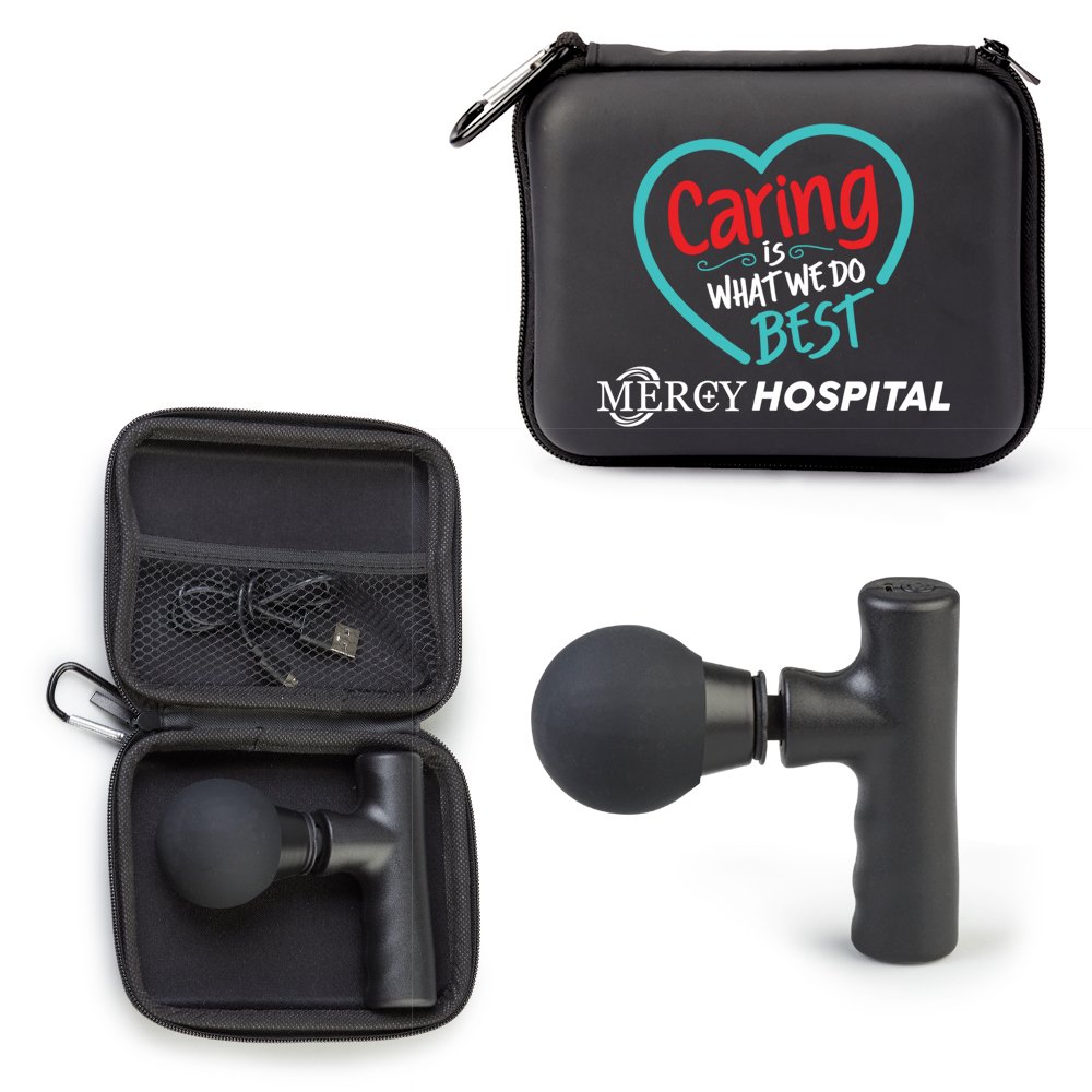 Caring Is What We Do Best Portable Mini Massage Gun With Carabiner ...