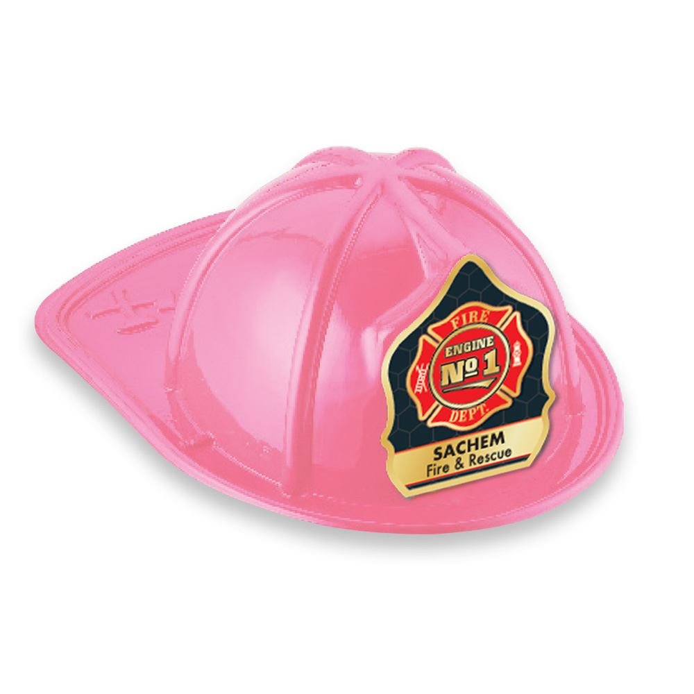 Pink Fire Dept. Engine No. 1 Firefighter Hat - Personalization ...