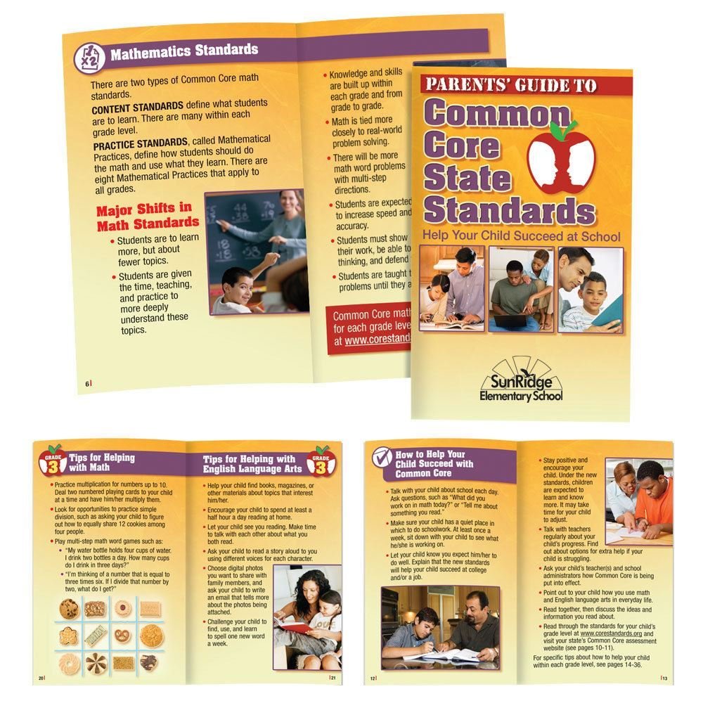 Parents' Guide To Common Core State Standards Handbook | Positive ...