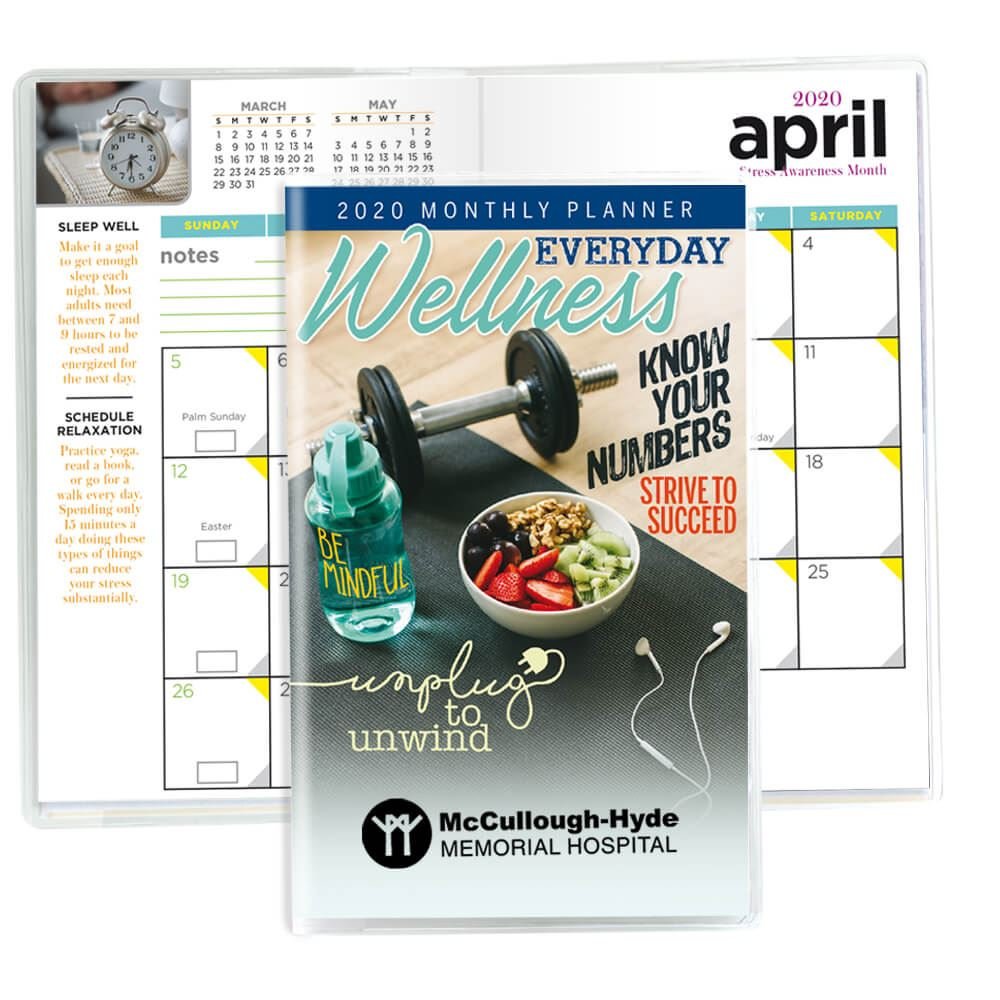 2021 Everyday Wellness Monthly Planner - Personalization Available ...