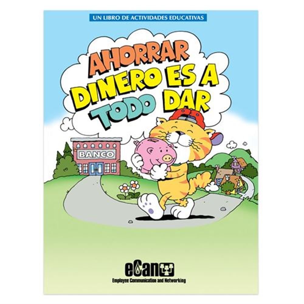 Saving Money Is Cool Educational Activities Book (Spanish/Bank Edition)