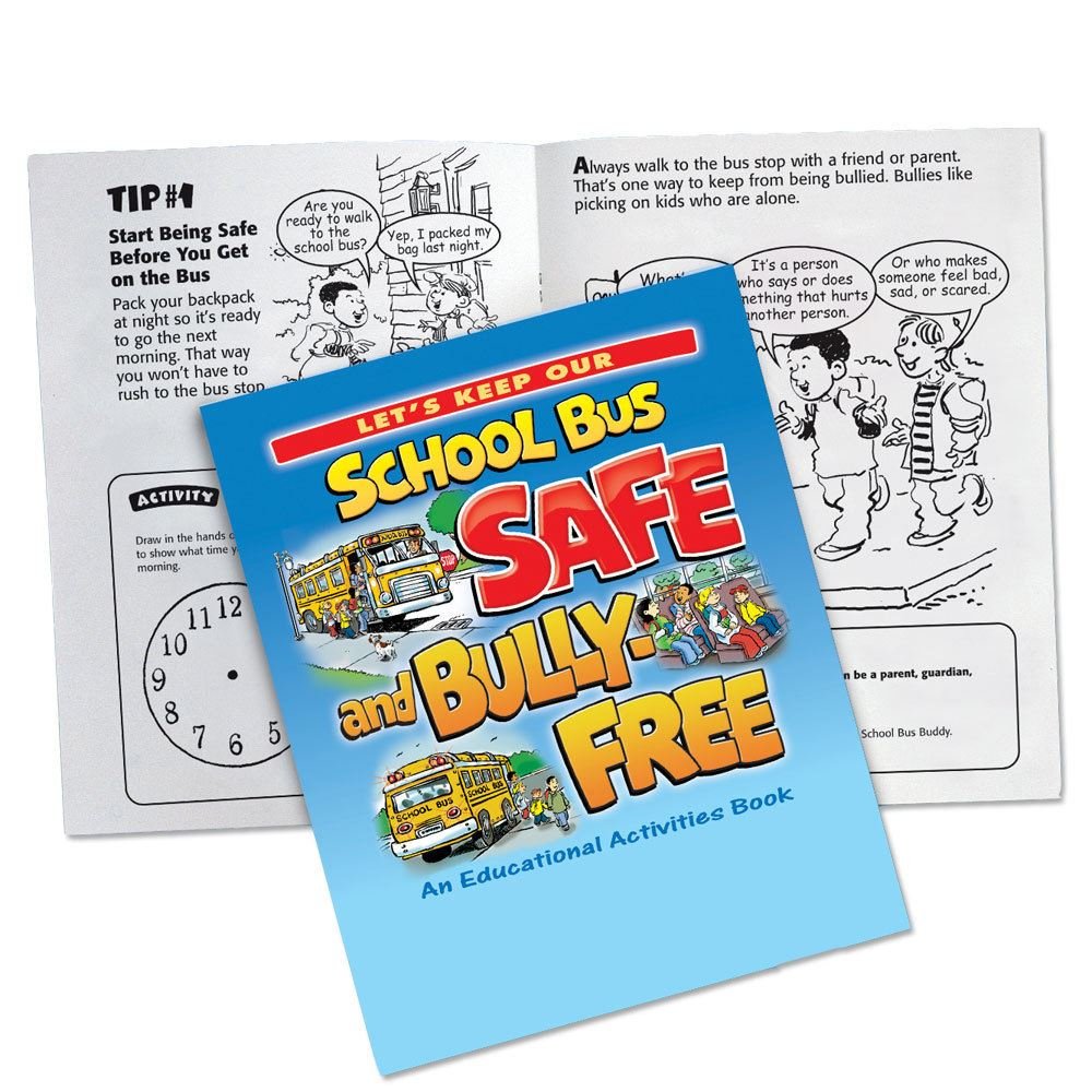 Let's Keep Our School Bus Safe & Bully Free Educational Activities Book