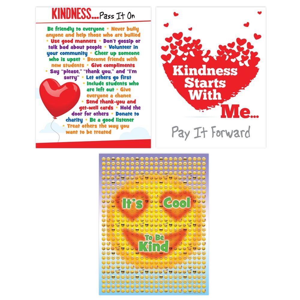 Kindness Laminated Poster Assortment Set | Positive Promotions