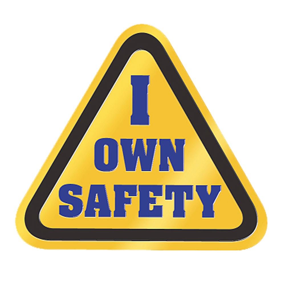 I Own Safety Lapel Pin With Presentation Card | Positive Promotions
