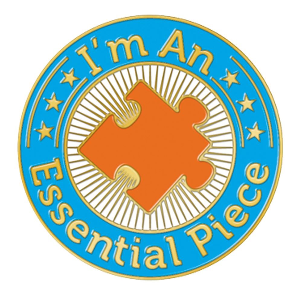 I'm An Essential Piece Lapel Pin With Presentation Card | Positive ...