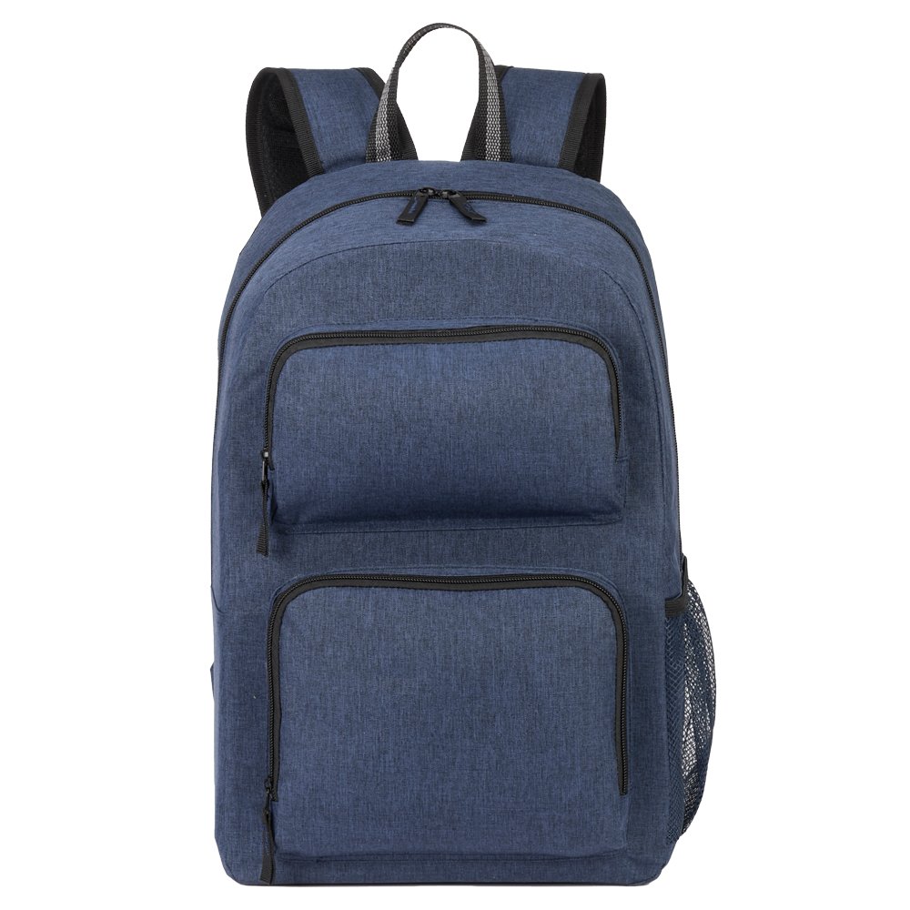 Navy Heather Bayshore Computer/Laptop Backpack with Trolley Strap ...